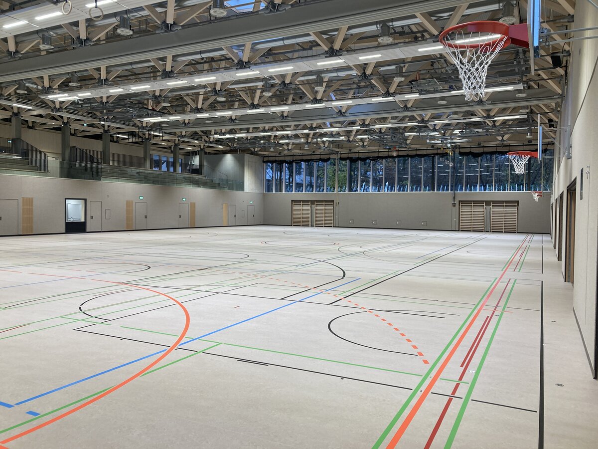 Completion of the triple sports hall in Thoner Espan | wbg Nürnberg GmbH